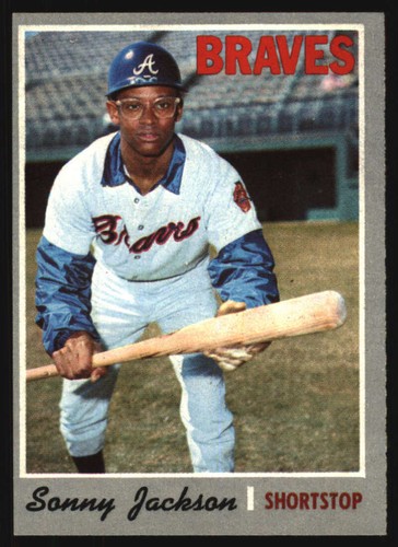 1970 Topps #413 Sonny Jackson VGEX Braves 569559 | eBay