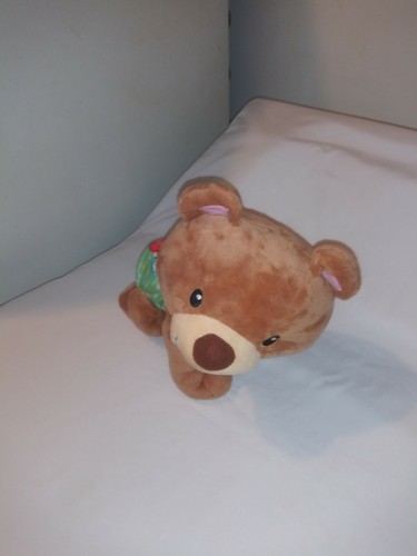 Vtech Interactive Explore & Learn Crawl Along Teddy Bear Cub Plush Baby ...