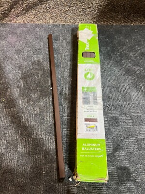 (Box of 20) Trex Transcend Square Aluminum Balusters 36 in Rail Bronze ...