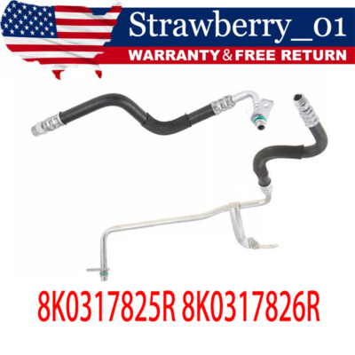Fit Audi A4 A5 1.8 2.0 TFSI Transmission Oil Cooler Lines 8K0317825R ...