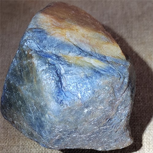 140 g Untreated Natural Blue Corundum Crystal Rough Mineral Specimen ...