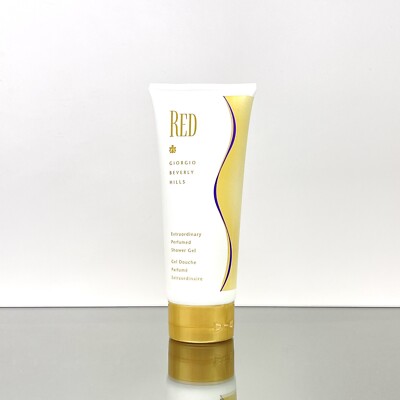 RED BY GIORGIO BEVERLY HILLS 200ML EXTRAORDINARY PERFUMED SHOWER GEL ...