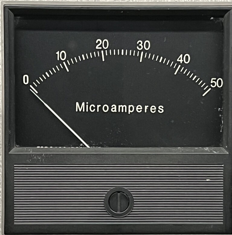 Simpson Panel Meter 0-50 DC Microamperes | eBay