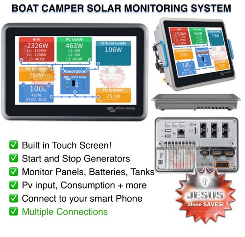 Victron Ekrano GX Solar ESS RAPS System monitoring w/ Colour LCD Touch ...