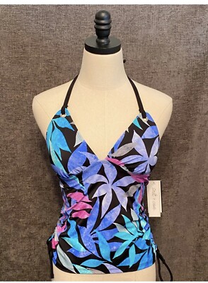 Salt + Cove Women's Tankini Swimsuit Tropical Print Size XS Halter New ...