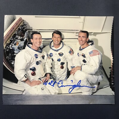 WALT CUNNINGHAM SIGNED 8x10 PHOTO NASA APOLLO 7 MISSION AUTOGRAPHED ...