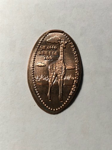Abilene Zoo Giraffe elongated pressed coin penny Free Shipping within ...