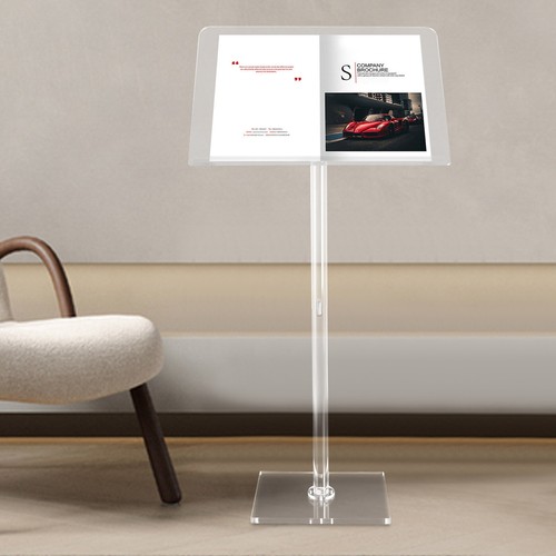 Transparent Clear Church Pulpit Lectern Adjustable Acrylic Podium ...