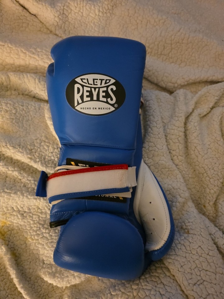Cleto Reyes Traditional 18oz.Training Gloves-Electric Blue & White | eBay