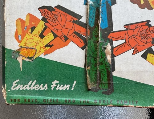 Vintage StromBecker Wooden Bill Ding With 7 Clowns Game Set No. B71 ...