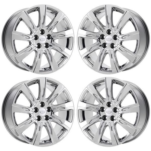 20" CADILLAC XT4 PVD BRIGHT CHROME WHEELS-C RIMS FACTORY OEM 4826 ...