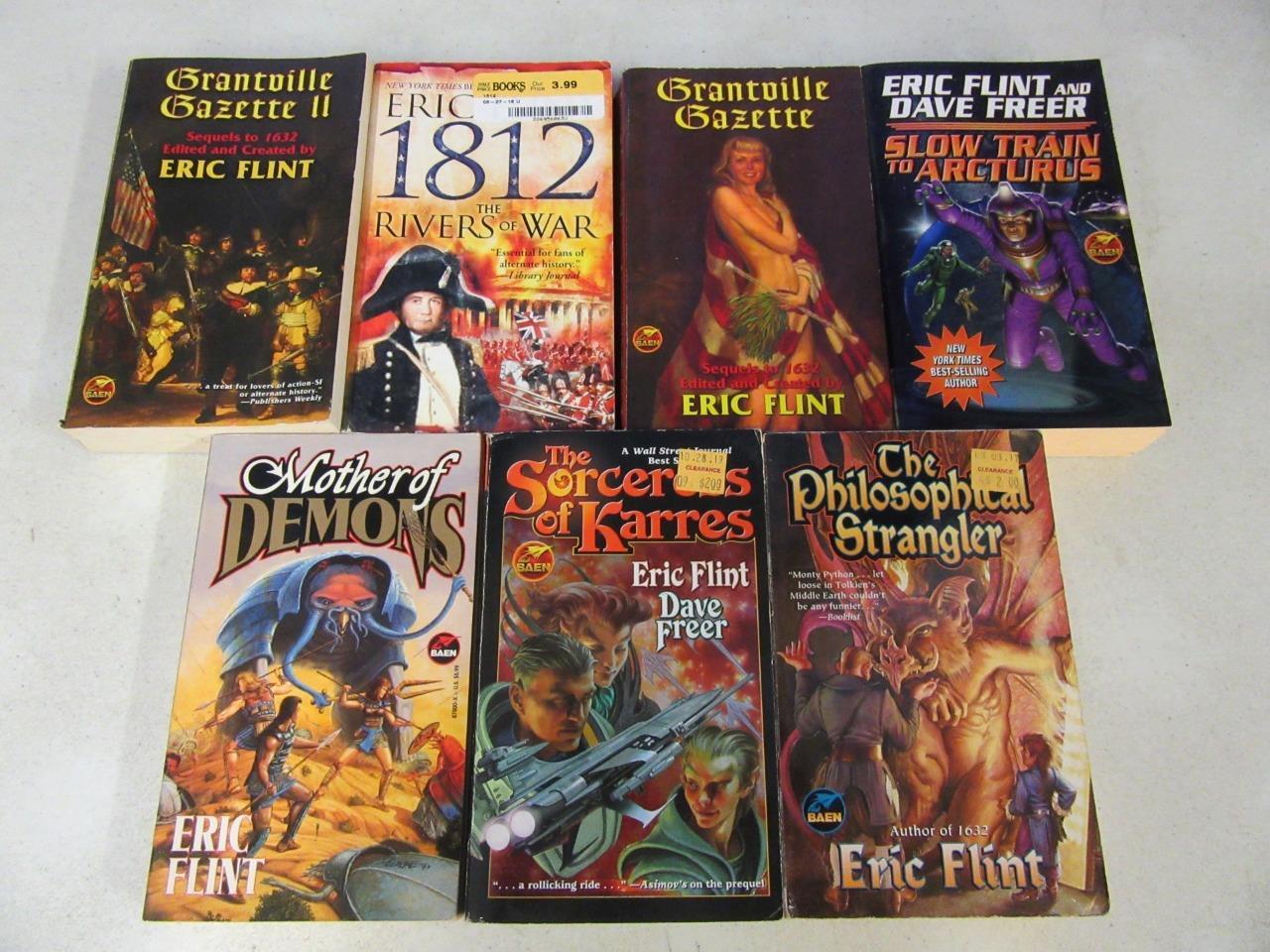 BIG Lot (7) ERIC FLINT Books RIVERS OF WAR, Mother of Demons, SLOW ...