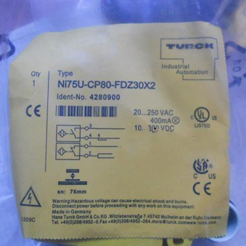 one new TURCK NI75U-CP80-FDZ30X2 Proximity switch Free shipping | eBay