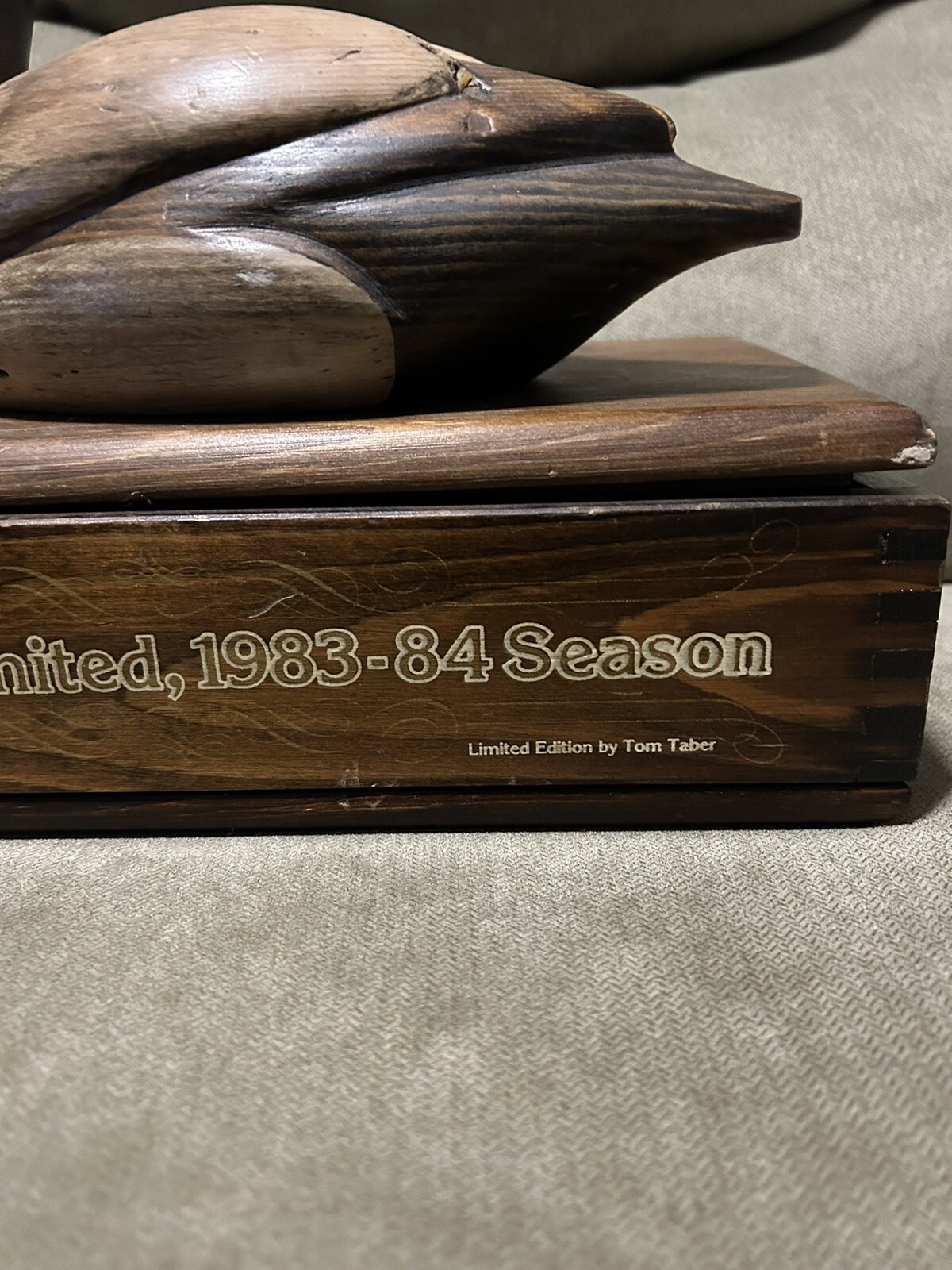 DUCKS UNLIMITED TOM TABER RARE BLUEBILL DUCK BOX! | eBay