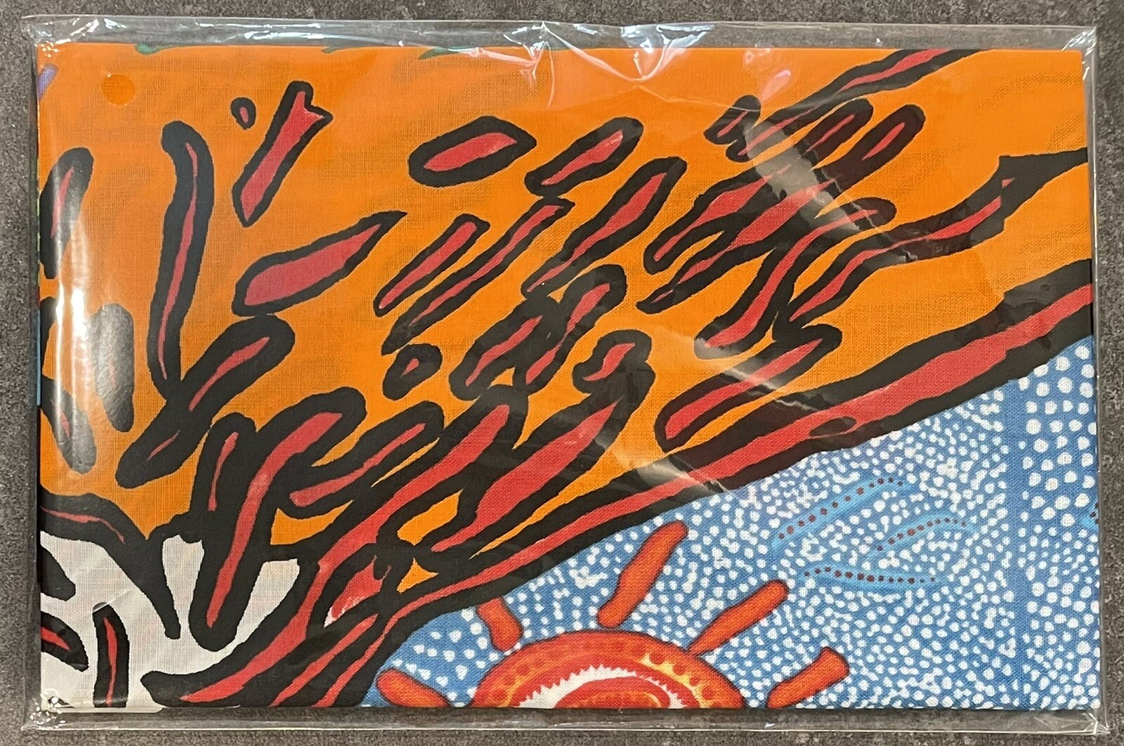 Yayoi Kusama: Orange Mount Fuji Hand Towel TENUGUI Artist Open Edition ...