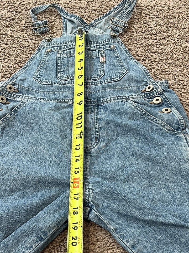 Overalls - Medium- Guess Blue Denim Girls Trendy | eBay