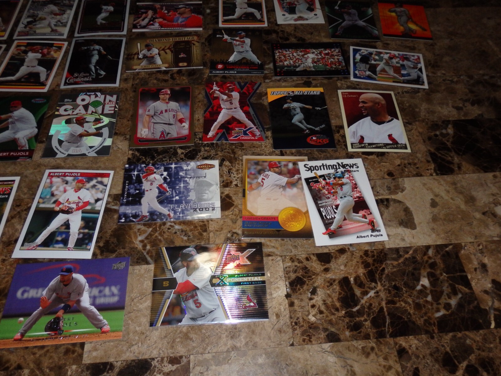 35+ Albert Pujols Card Lot *Bulk, Investment, Inserts, SPX, Cardinals ...