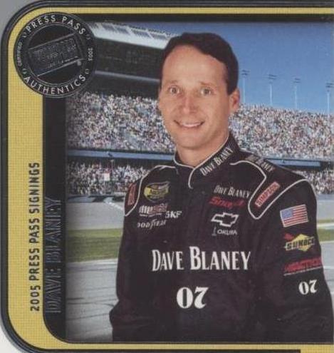 2005 Press Pass Signings - Signings Dave Blaney (AU) for sale online | eBay