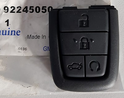 GM Holden VE Commodore 4 Button Remote Cover Rubber Pad NOS 92206277 ...