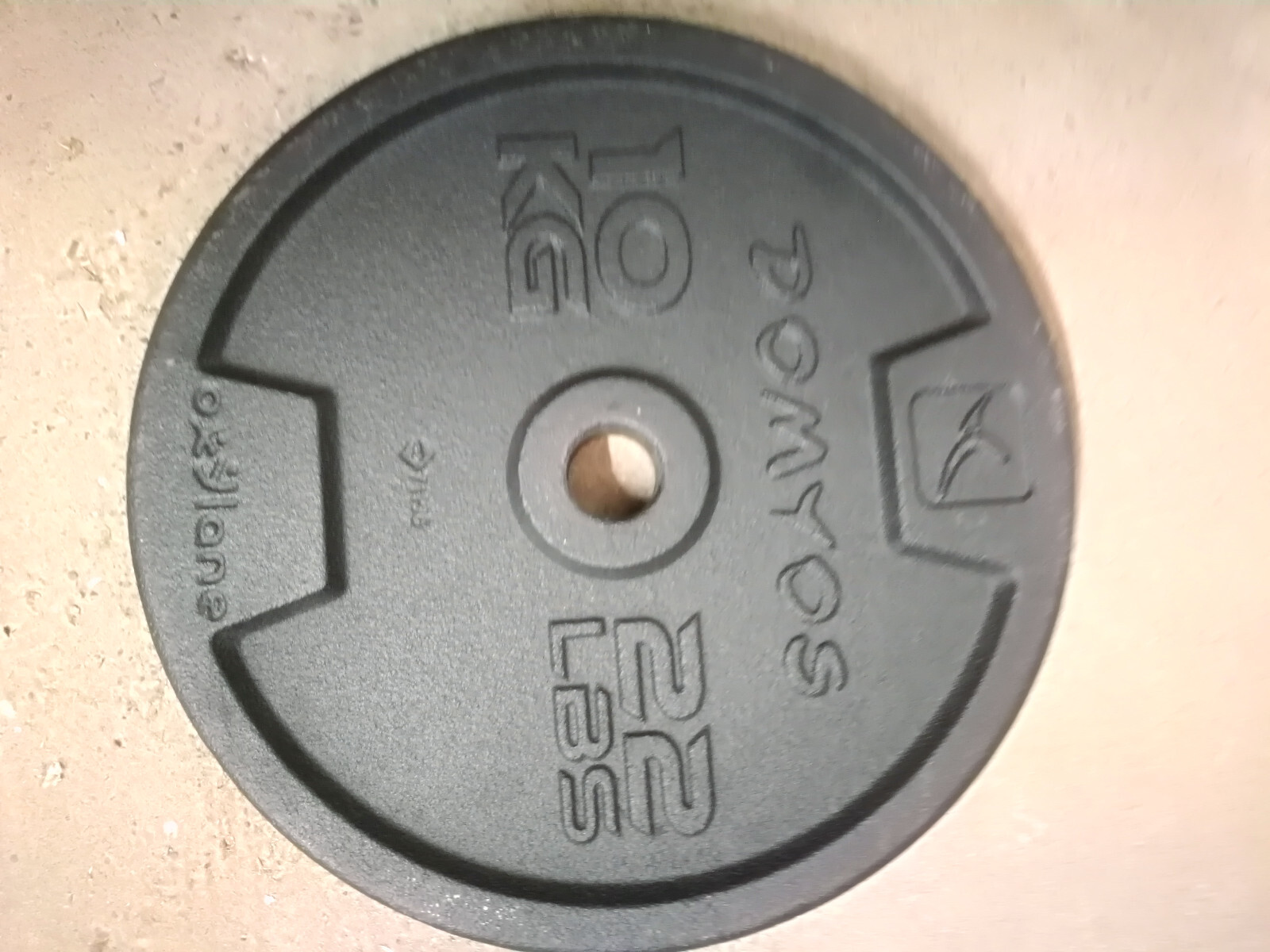 disque fonte poids 2x 10 kg fitness DOMYOS ! | eBay