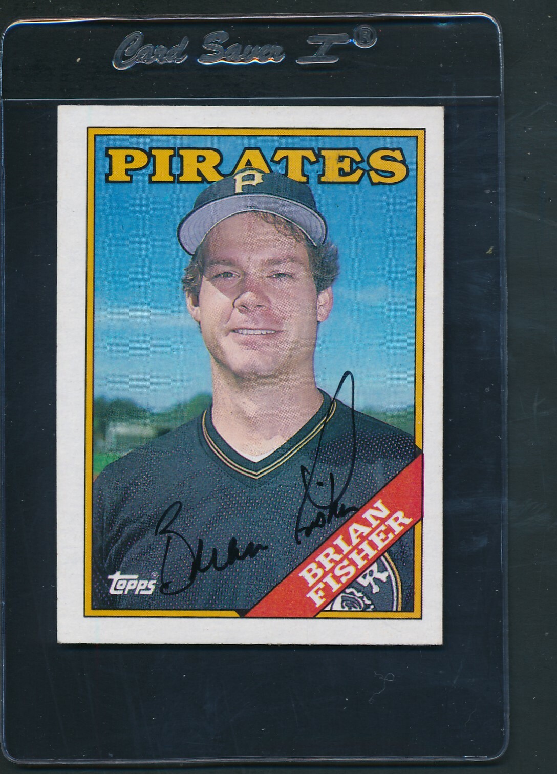 1988 Topps #193 Brian Fisher Pirates Signed Auto *C7093 | eBay