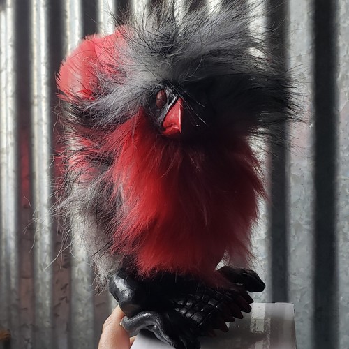 Woodbaby Griffen Shoulder Puppet, Cable Controlled Head with Fur and ...