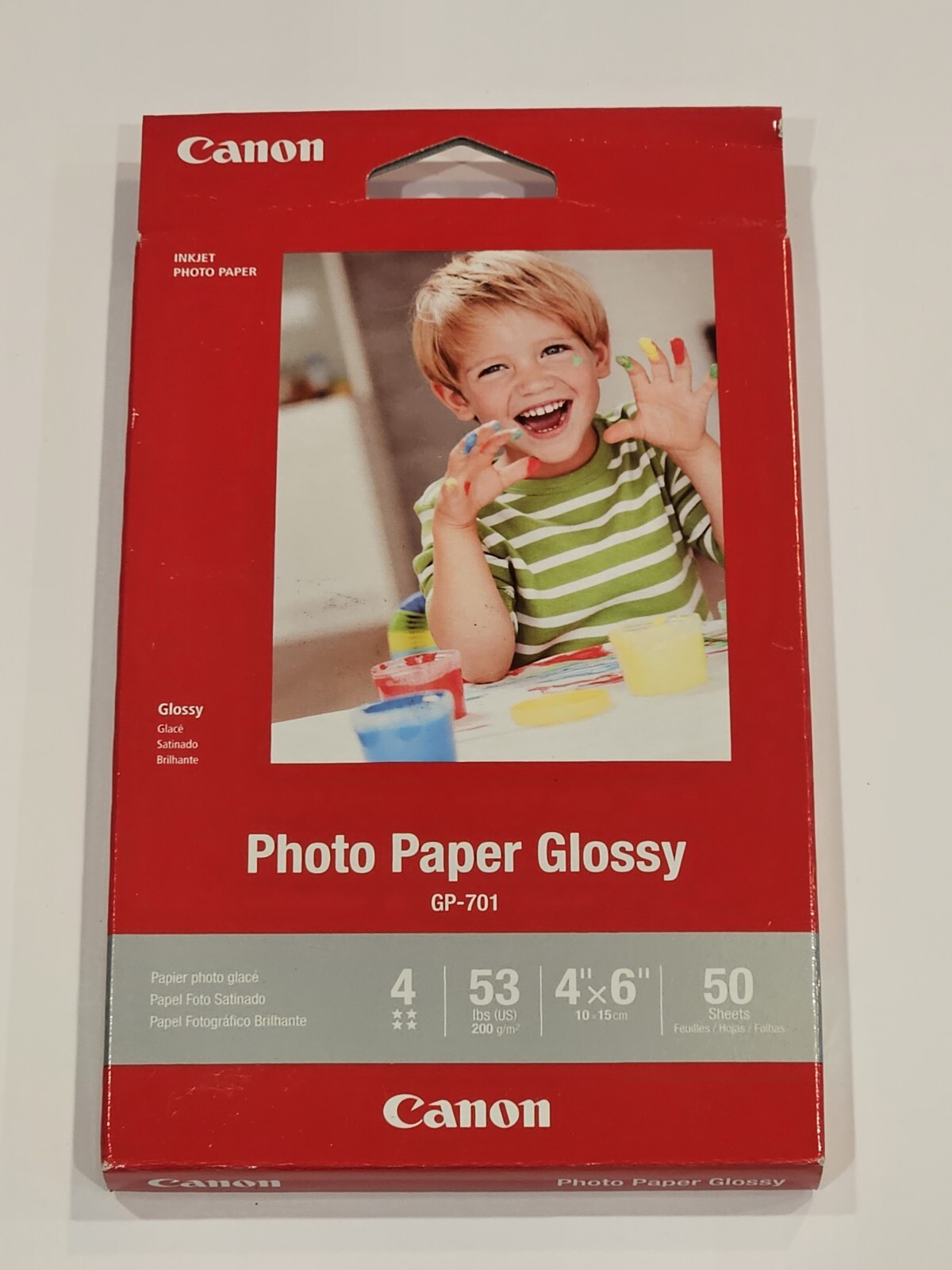 Brand New Canon Photo Paper Glossy, 4 x 6 Inches, GP-701, 1-Pack of 50 ...