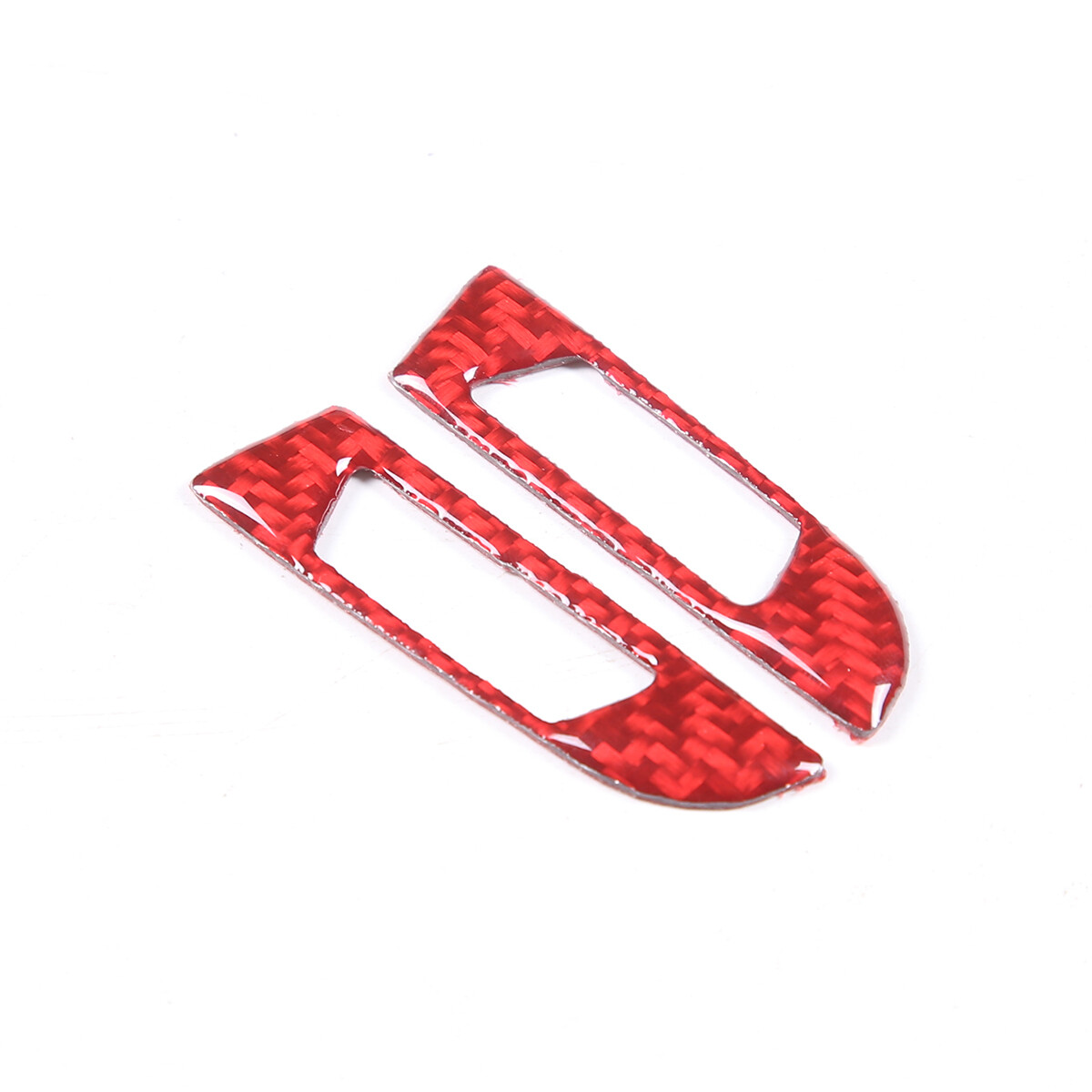 Red Carbon Car Air Outlet Pulley Button Kit Trim For Maserati Ghibil ...