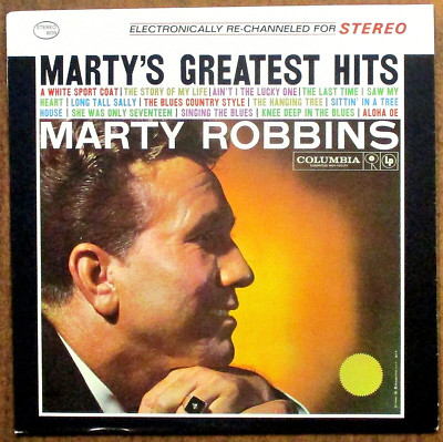 Marty Robbins "Marty's Greatest Hits" LP Columbia PC 8639 | eBay