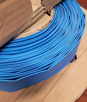 Dunbar 1635F 2:1 Polyolefin Heat Shrink, M23053/5, 1" Blue, ~80ft | eBay