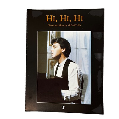Hi, Hi, Hi Sheet Music Piano Guitar Vocal Paul McCartney New Hal ...