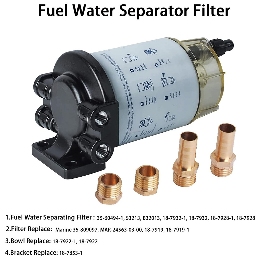 Fuel Filter/Water Separating System Replacement Parts for Marine ...