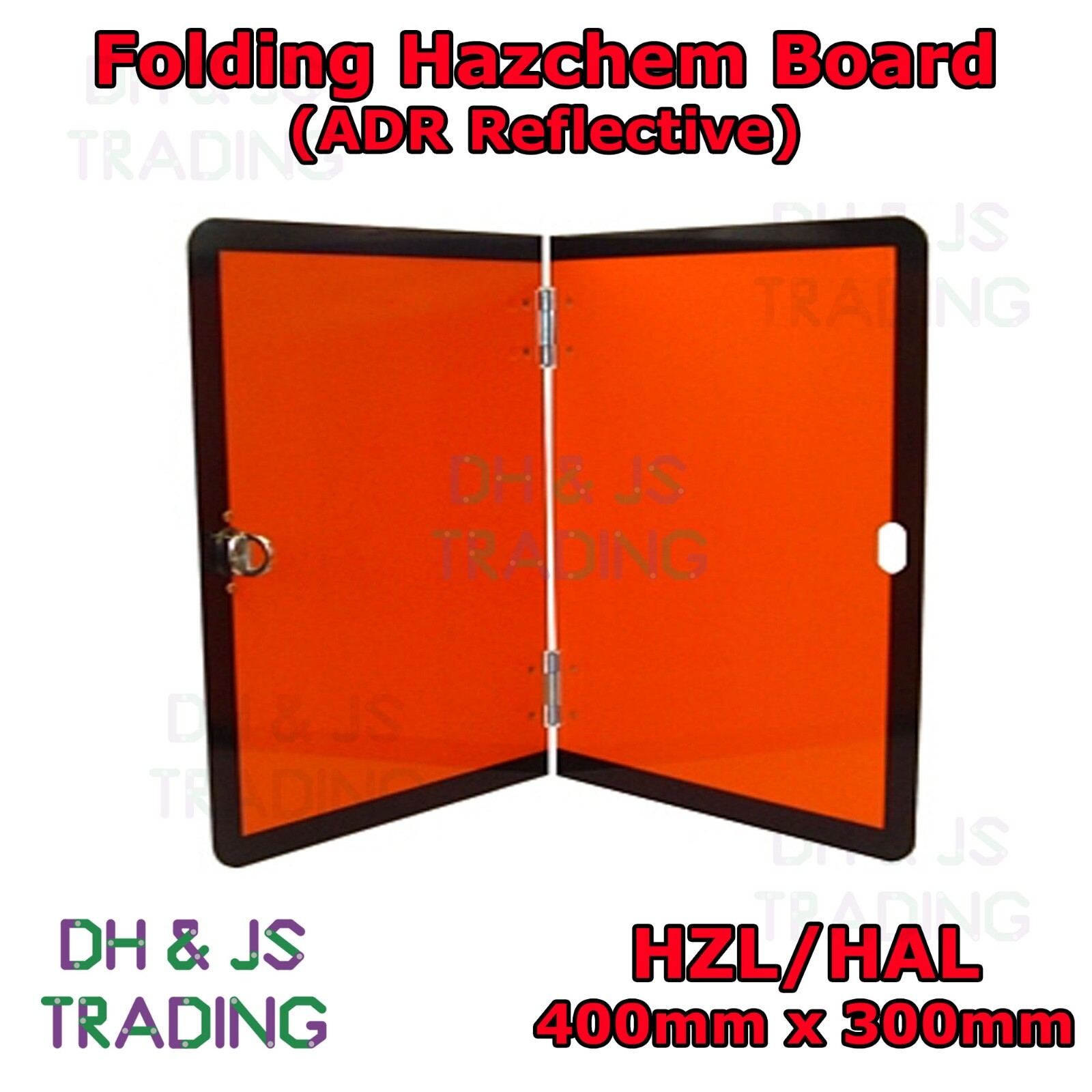 Folding Hazchem Marker Board ADR Reflective HZL / HAL Sign Lorry Truck ...