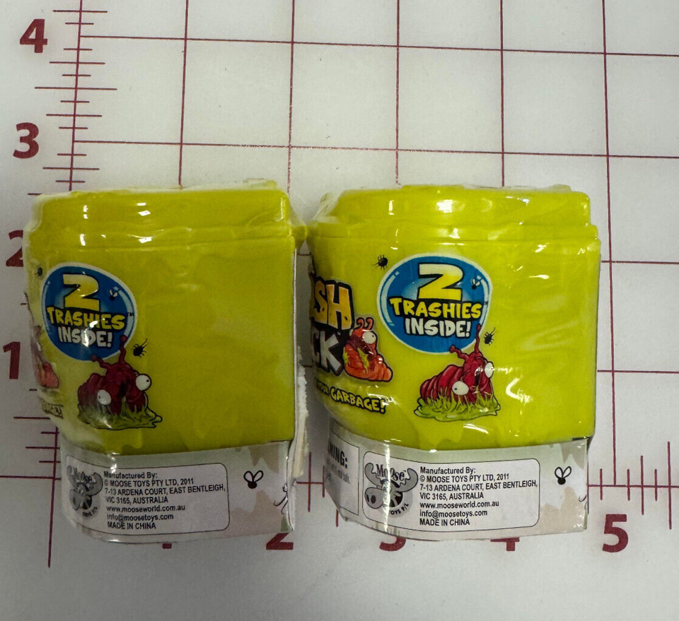 Lot of 2 Trash Packs Gross Gang Series 5 Sewer Trash Toilet with 2 ...