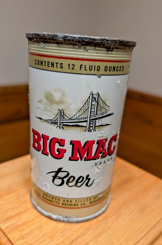 Big Mac Flat Top Beer Can - Read Description | eBay