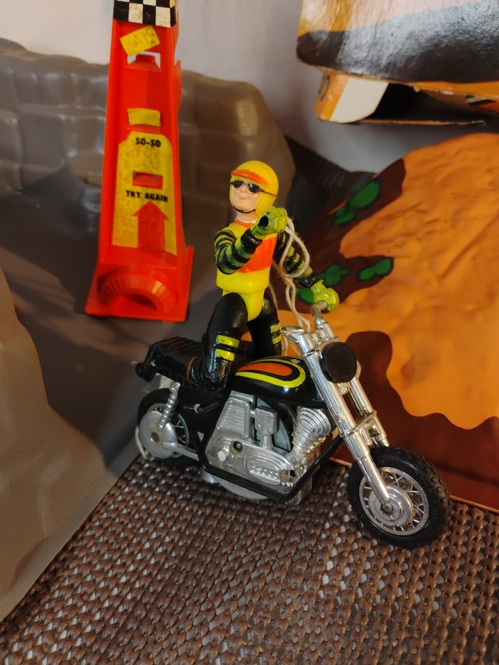 🔥RARE Vintage Kenner ttp motocross race set With Box 1975 Toy Dirt bike ...