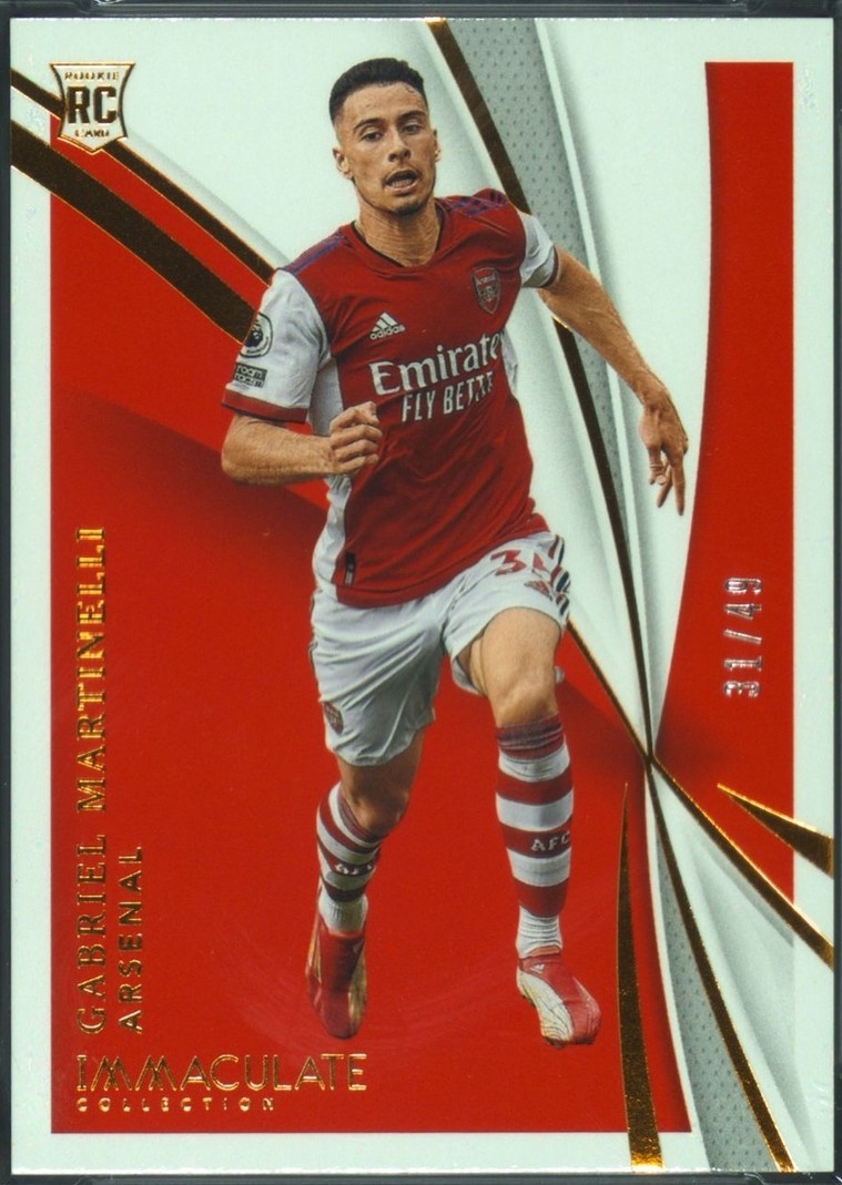 2021 Panini Immaculate Collection - Gabriel Martinelli #103 Bronze /49 ...