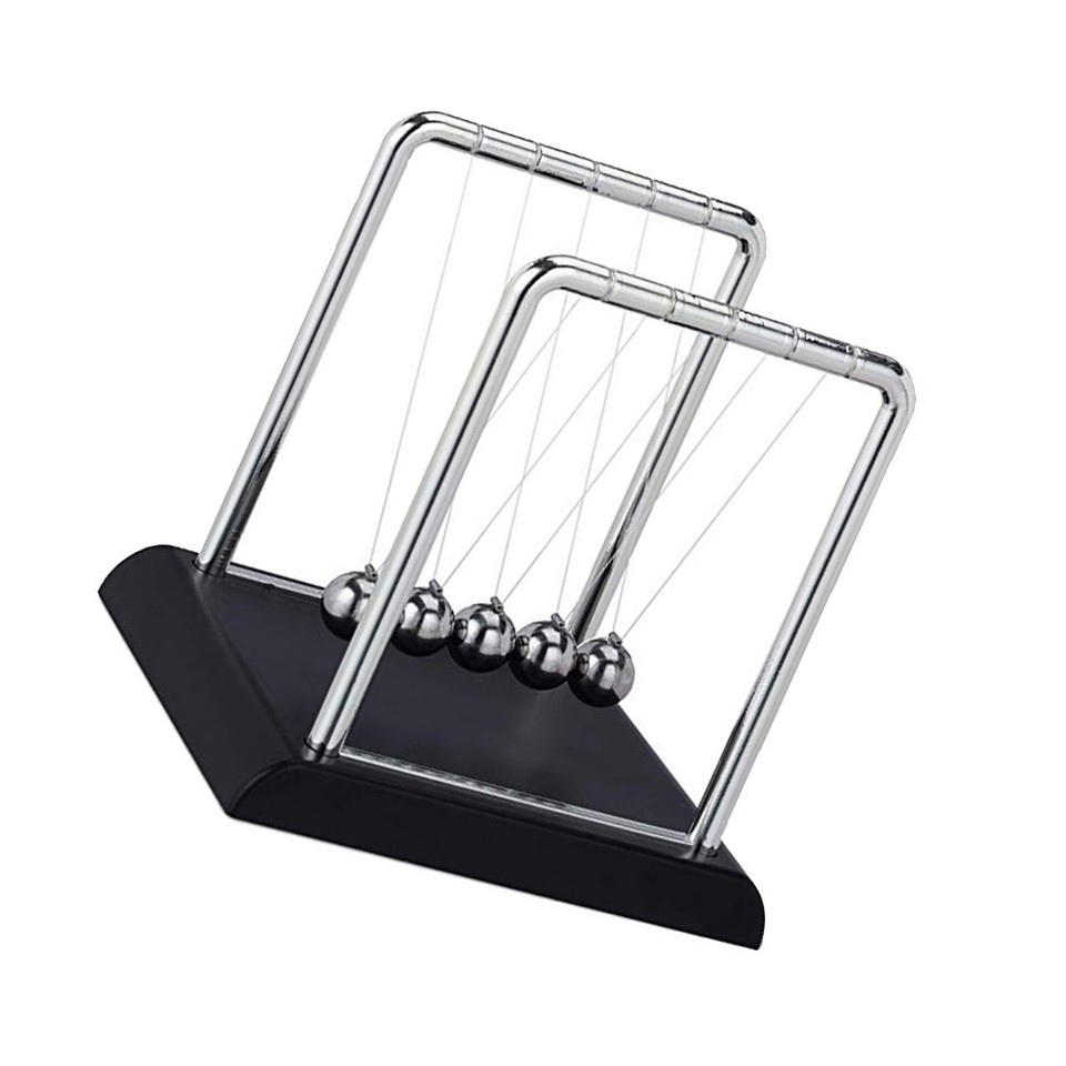 Physics Science Steel Pendulum Ornaments Toy Teaching Model Fun Home ...
