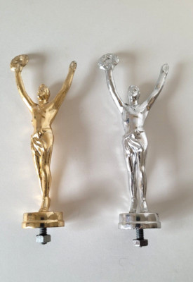Two Male Victory Trophy Toppers - Trophy Parts - Crafts - Repurpose | eBay
