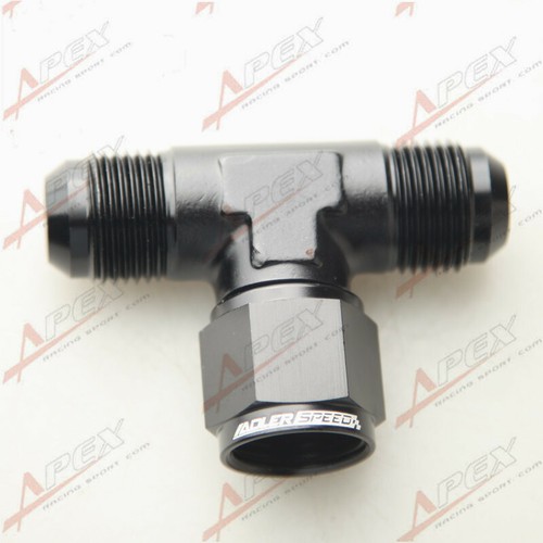 Tee Fitting -10AN 10AN Male To AN10 Male To 10AN Female Black | eBay