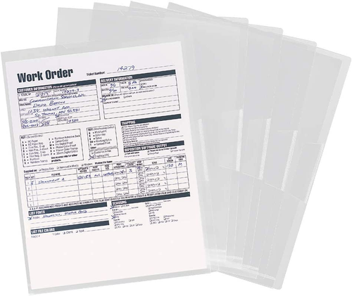 Smead Organized up Poly Translucent Project File Jacket, Clear, 10 per ...