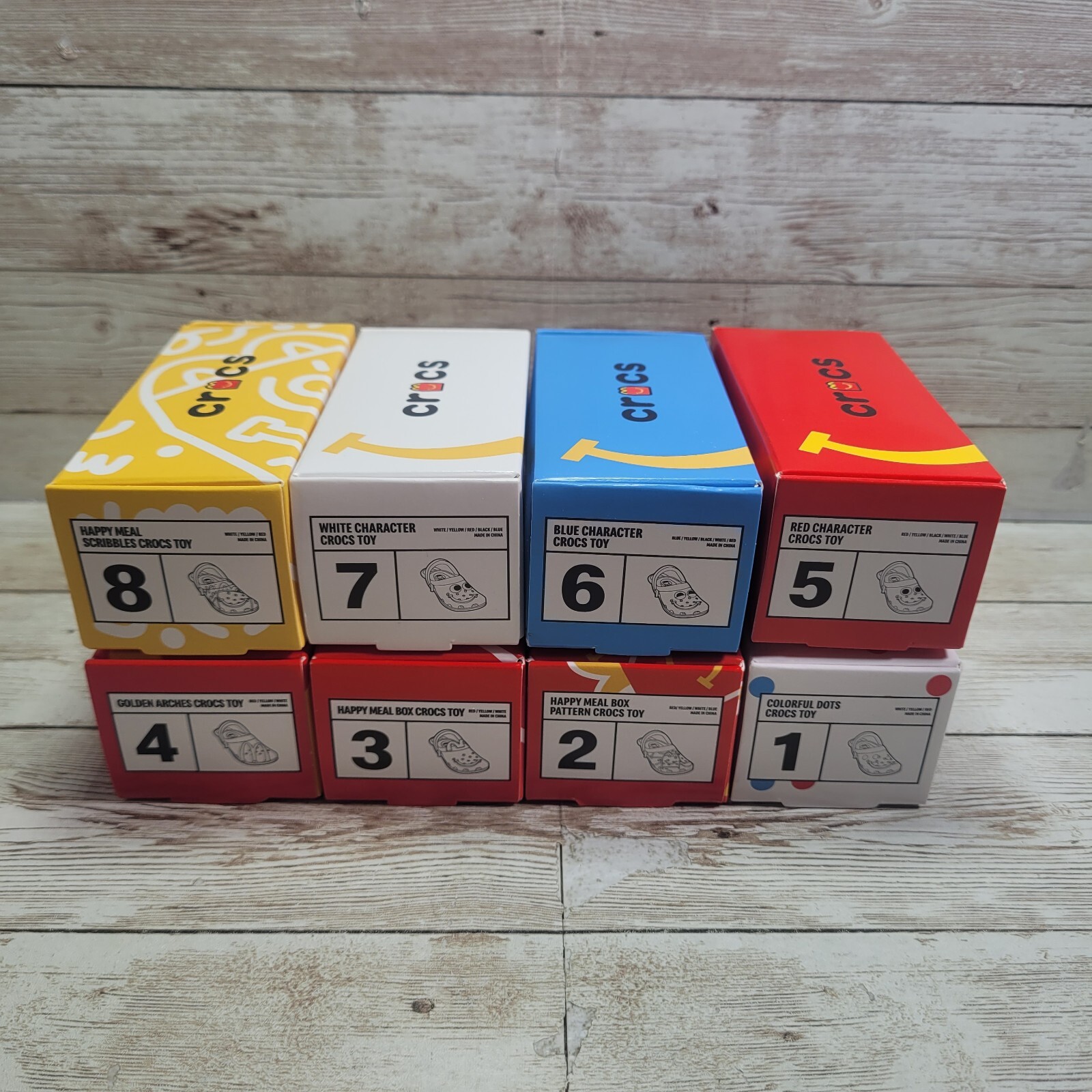 McDonald's Mini Crocs Keychain 2024 Complete Set of 8 US Release Free ...