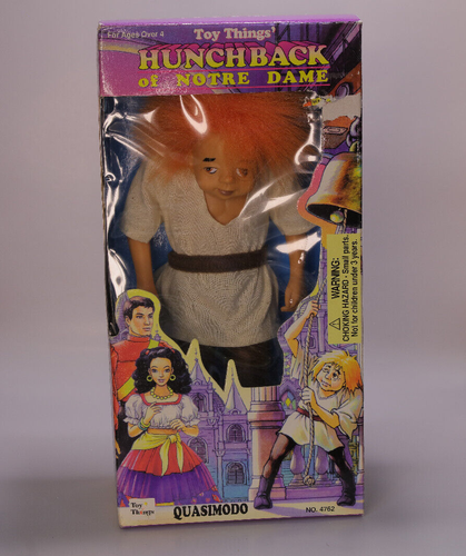 QUASIMODO DOLL Hunchback of Notre Dame Figure Toy Things Vintage in Box ...