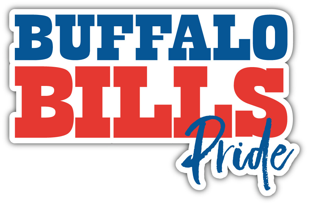 Buffalo Bills Pride NFL Sport Car Bumper Sticker Decal ''SIZES'' | eBay