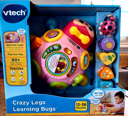 VTech Crazy Legs Learning Bugs Electronic Pets Baby and Toddler Toys ...