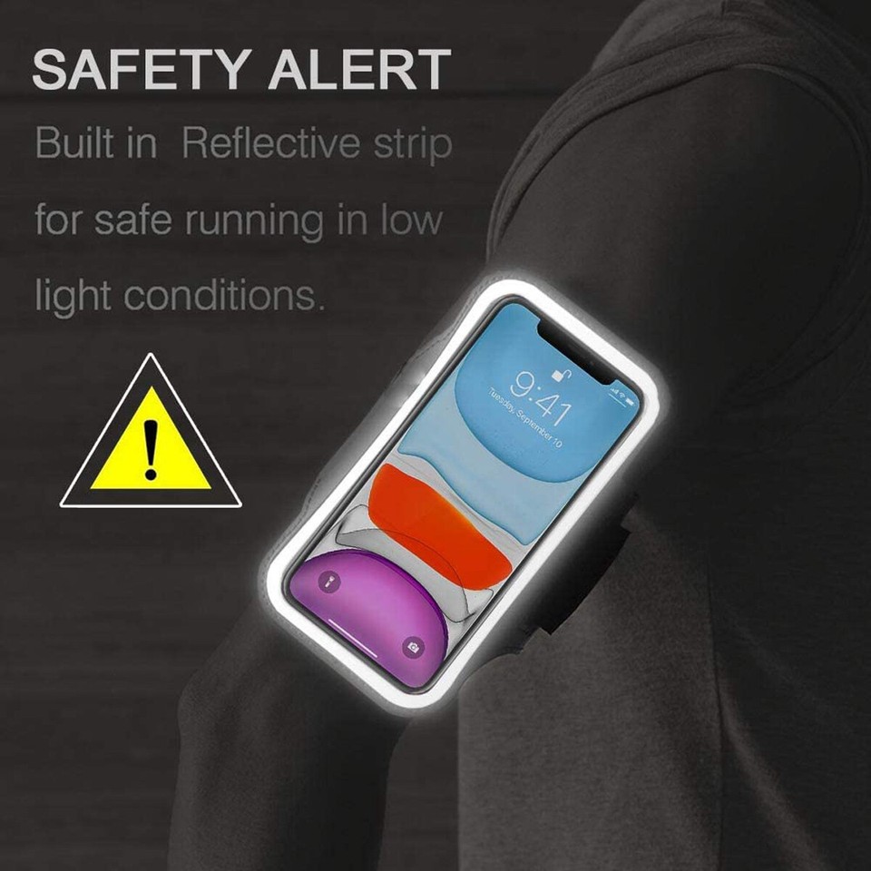 Waterproof Armband Case Sports Running Exercise Arm Band Phone Holder ...