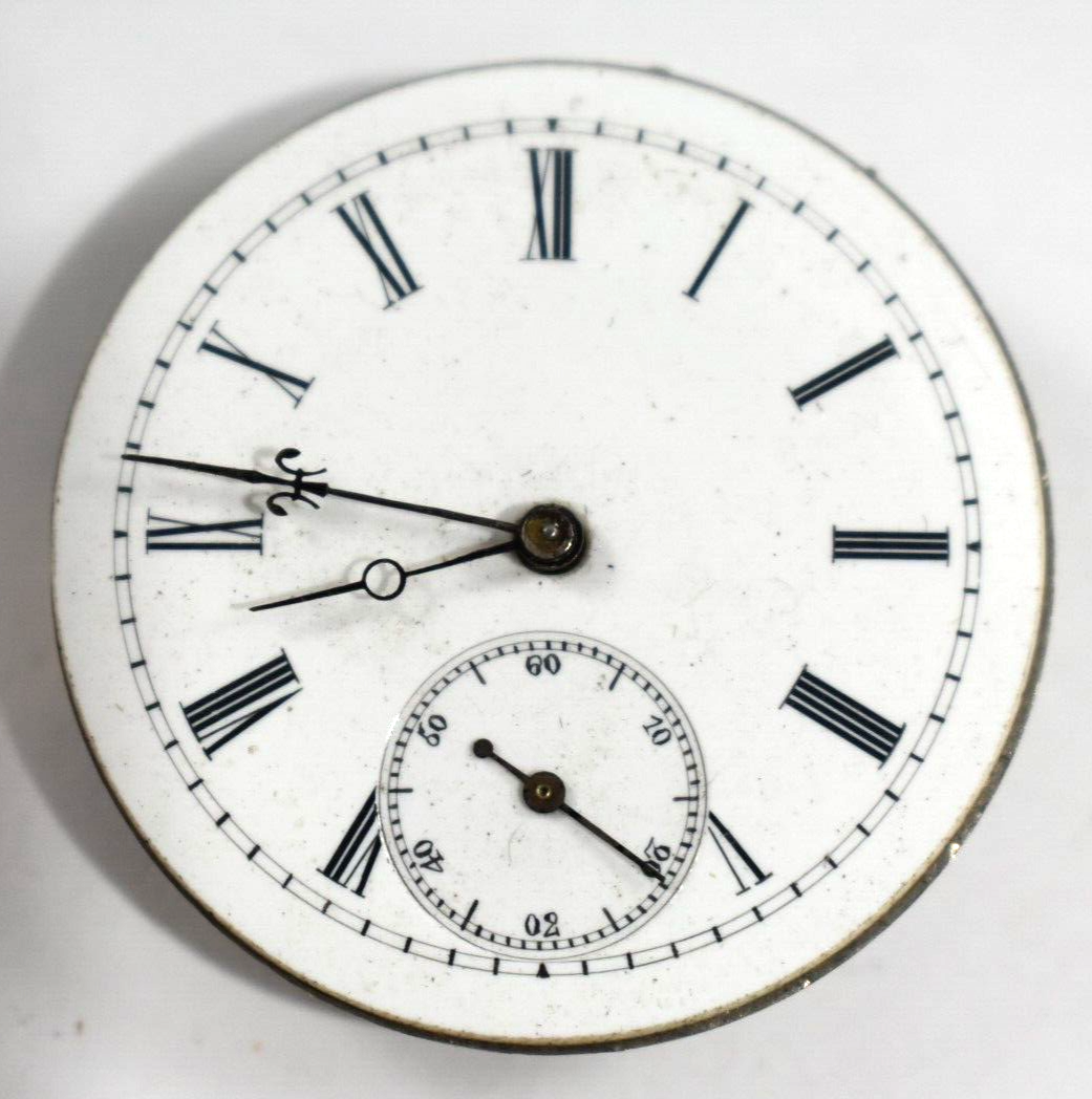 Vintage 36.30mm Unbranded Swiss Made KW/KS Pocket Watch Movement lot.t ...