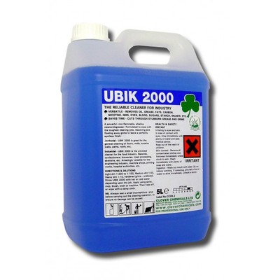 Clover Chemical Ubik 2000 Heavy Duty Industrial Kitchen Cleaner ...