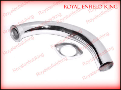 Yamaha RX100 Exhaust Pipe + Nut Ring Bend Pipe RX135 RS100 RX125 RX 100 ...