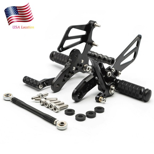 For Suzuki GSX1300R HAYABUSA 1999-2022 CNC Rear Set Rearset Foot Pegs ...